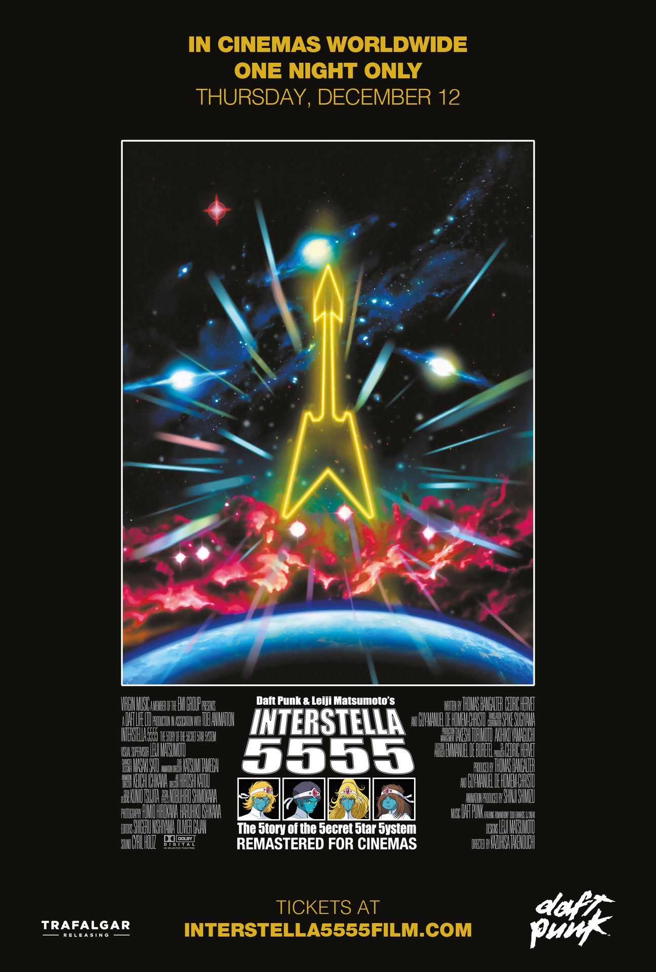 Daft Punk & Leiji Matsumoto: Interstella 5555 | Where to watch streaming and online in New ...