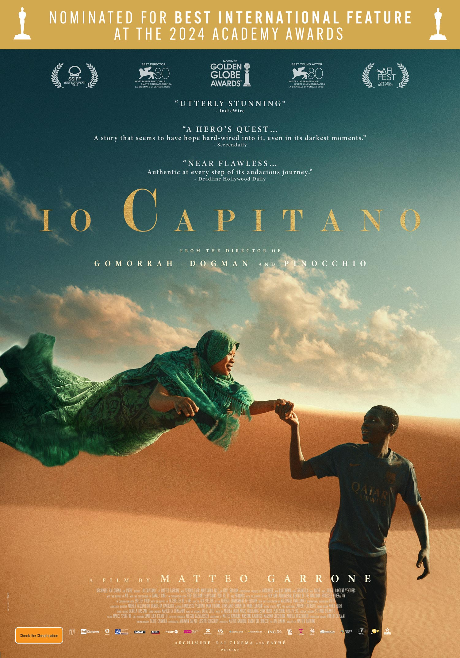 Io Capitano (Me Captain) | Where to watch streaming and online in New ...