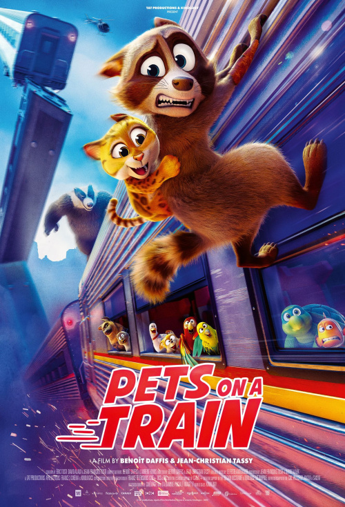 Movie poster for Pets on a Train