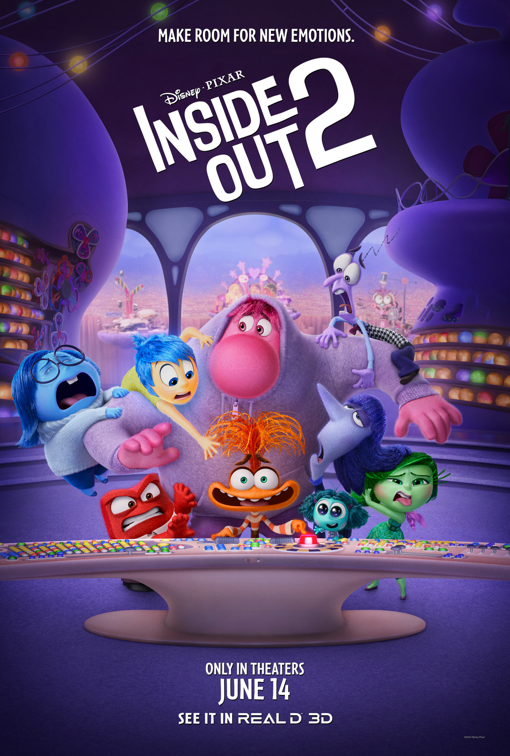 Inside Out 2 | Movie session times & tickets in New Zealand cinemas ...