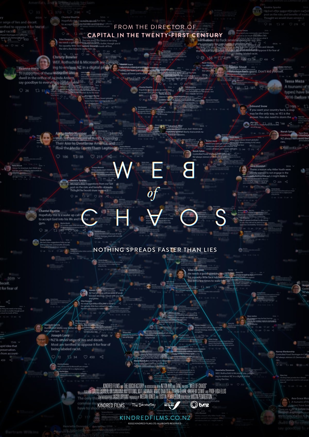Web Of Chaos | Where to watch streaming and online in New Zealand | Flicks