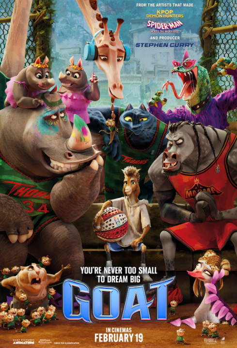 GOAT (2026) | Movie session times & tickets in New Zealand cinemas | Flicks