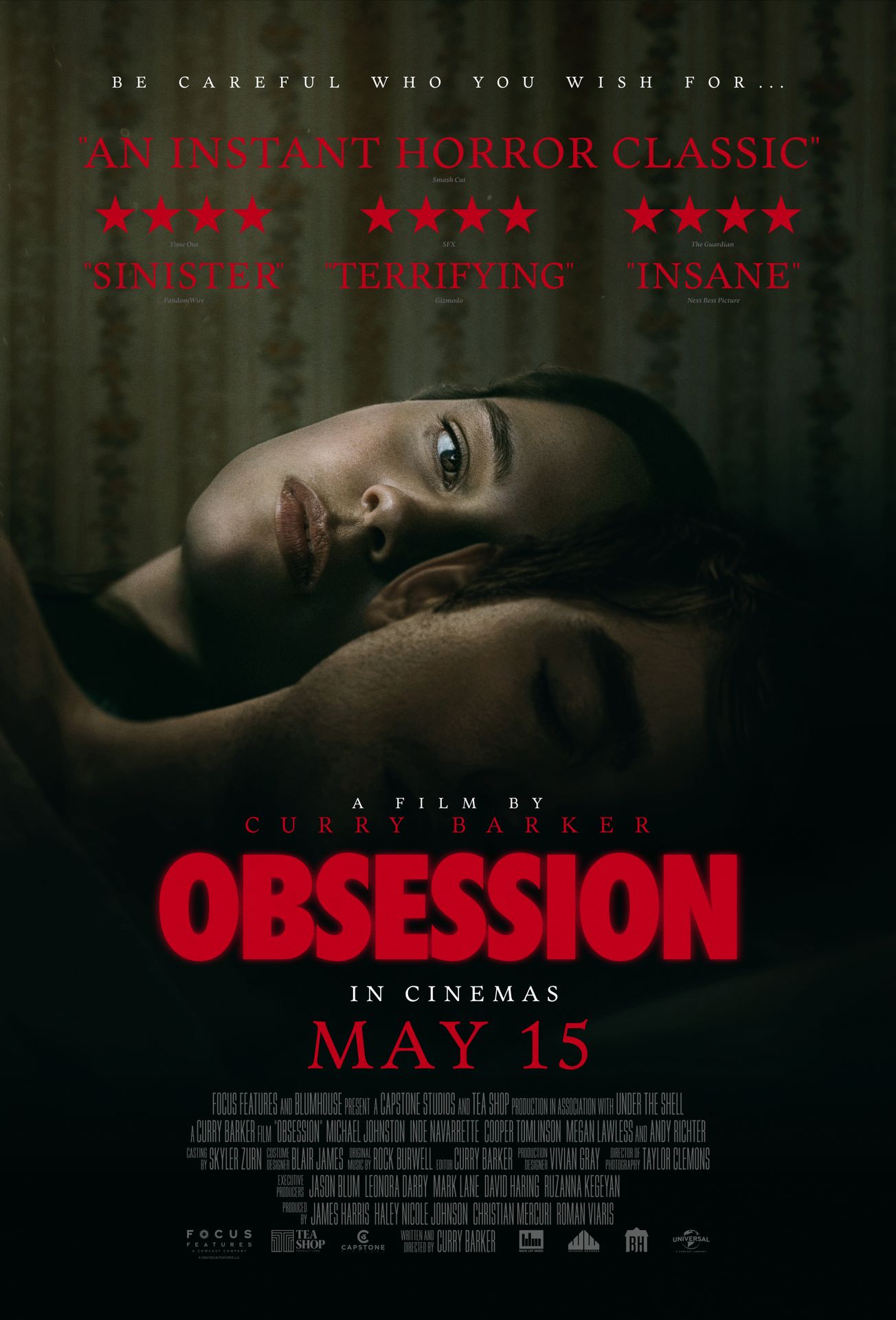 Obsession | Movie showtimes & tickets in UK cinemas | Flicks