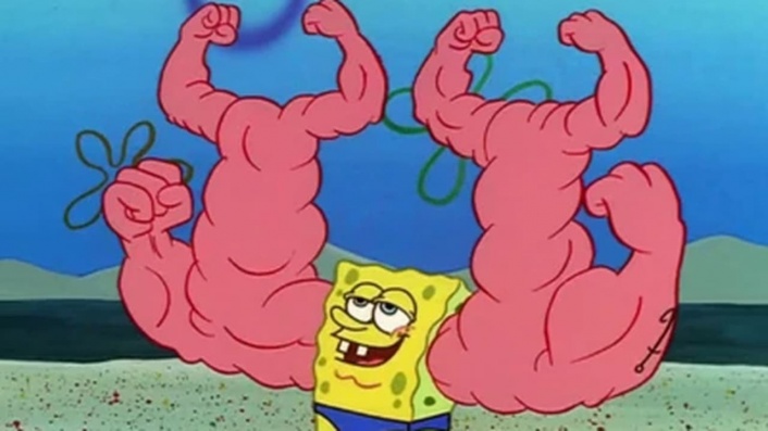 Spongebob Blow Up Muscles